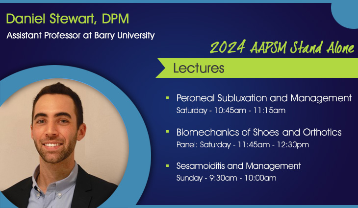 Speaker Series - Meet Our 2024 Stand Alone Speakers - Dr. Daniel Stewart